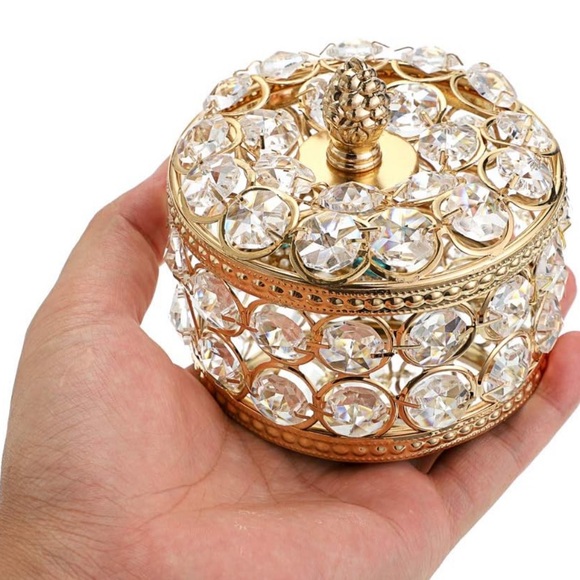 Storage & Organization | Crystal Mirrored Jewelry Box | Poshmark